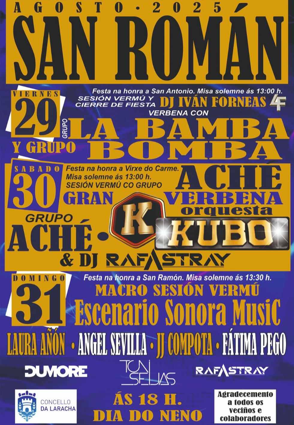San Román Festival 2025 in A Laracha - Festivals - A Laracha